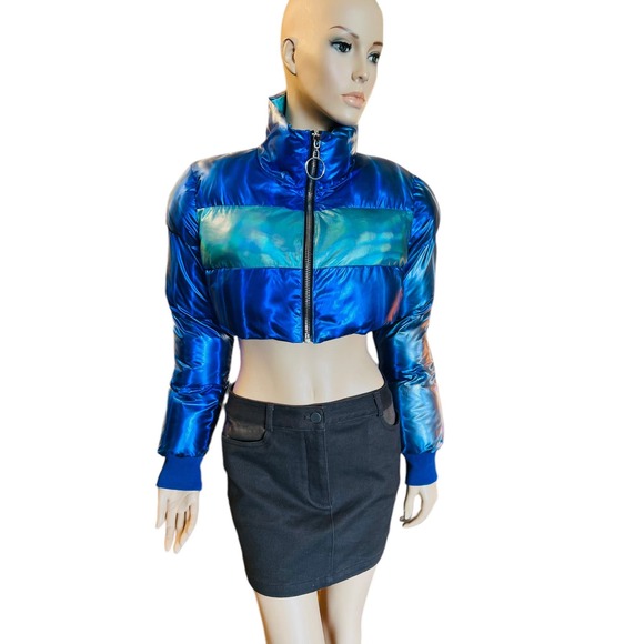 Club Exx | Jackets & Coats | New Clubexx Dolls Kill Climate Blue ...